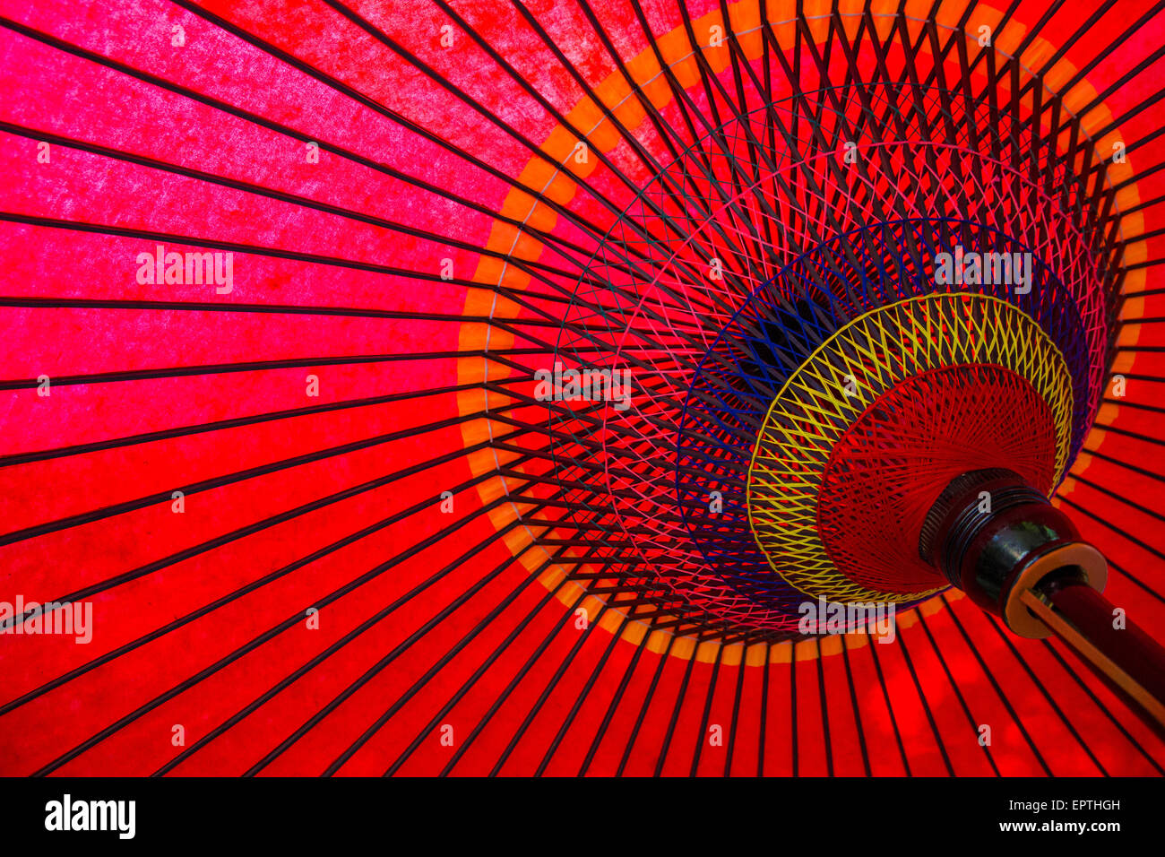 Paper parasol in Japan Stock Photo - Alamy