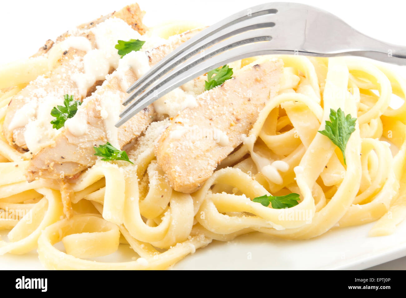 Fettuccini chicken hi-res stock photography and images - Alamy