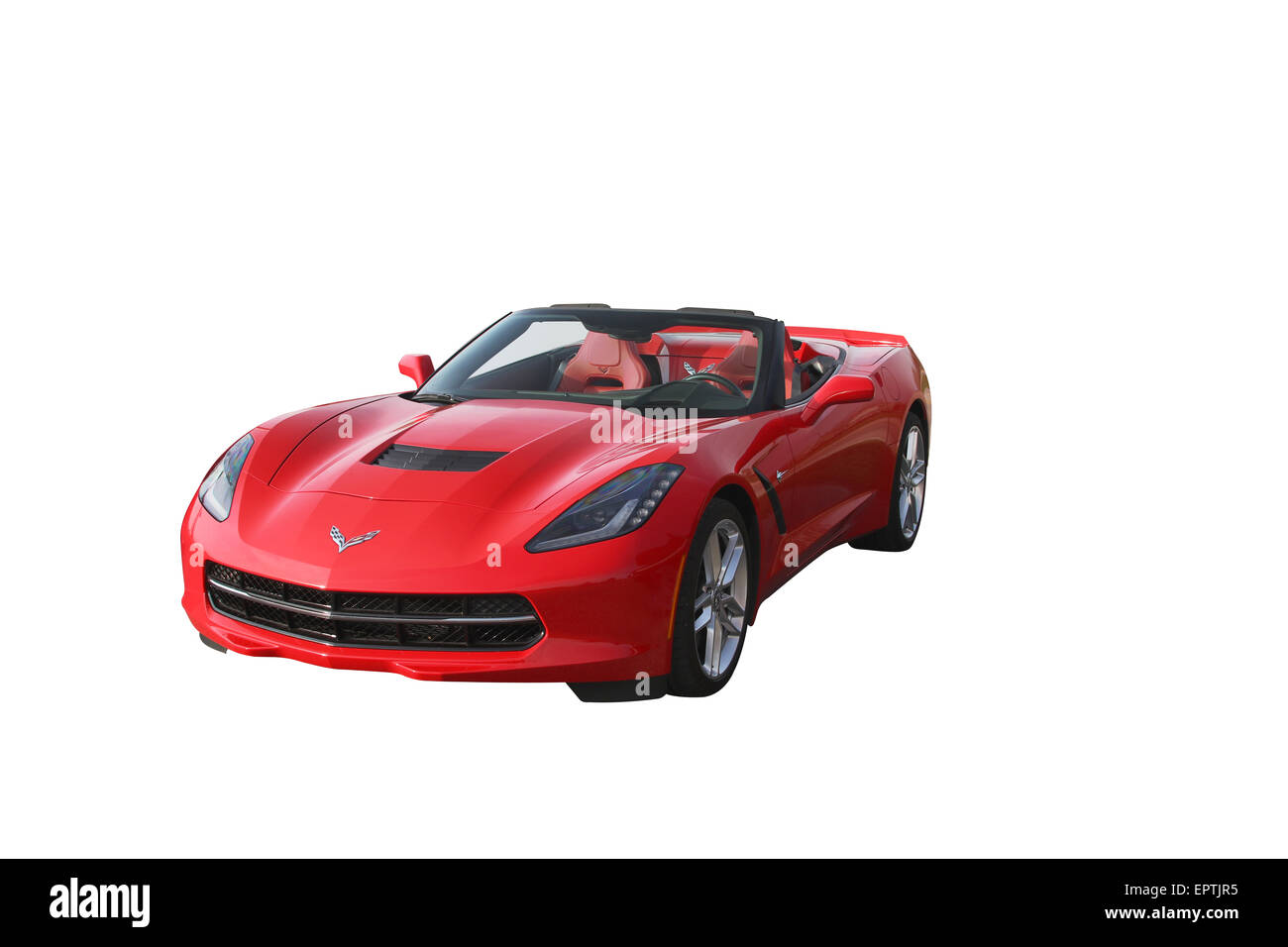 2015 Chevrolet Corvette Stingray. Red Stock Photo - Alamy
