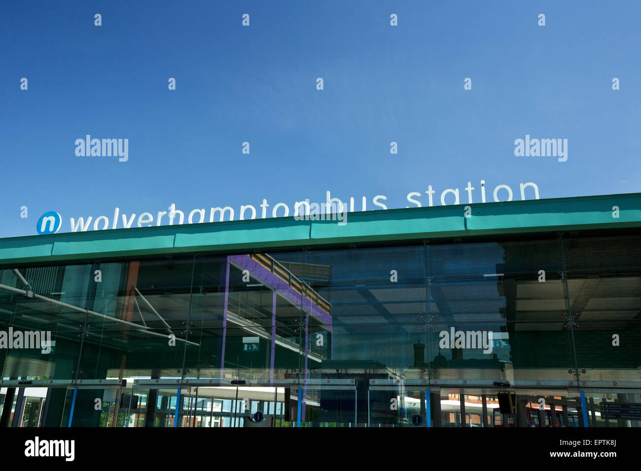 Wolverhampton Bus Station Wolverhampton West Midlands England UK Stock ...