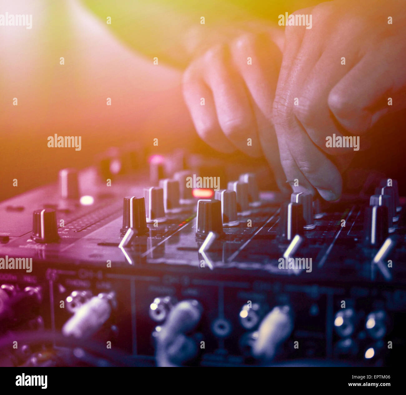 DJ Music night club Stock Photo - Alamy