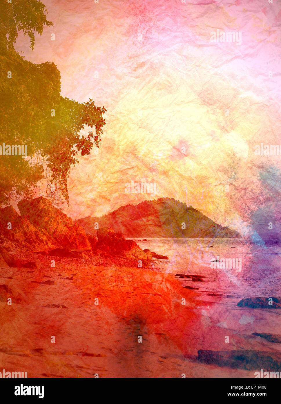 Abstract vector landscape background hi-res stock photography and ...