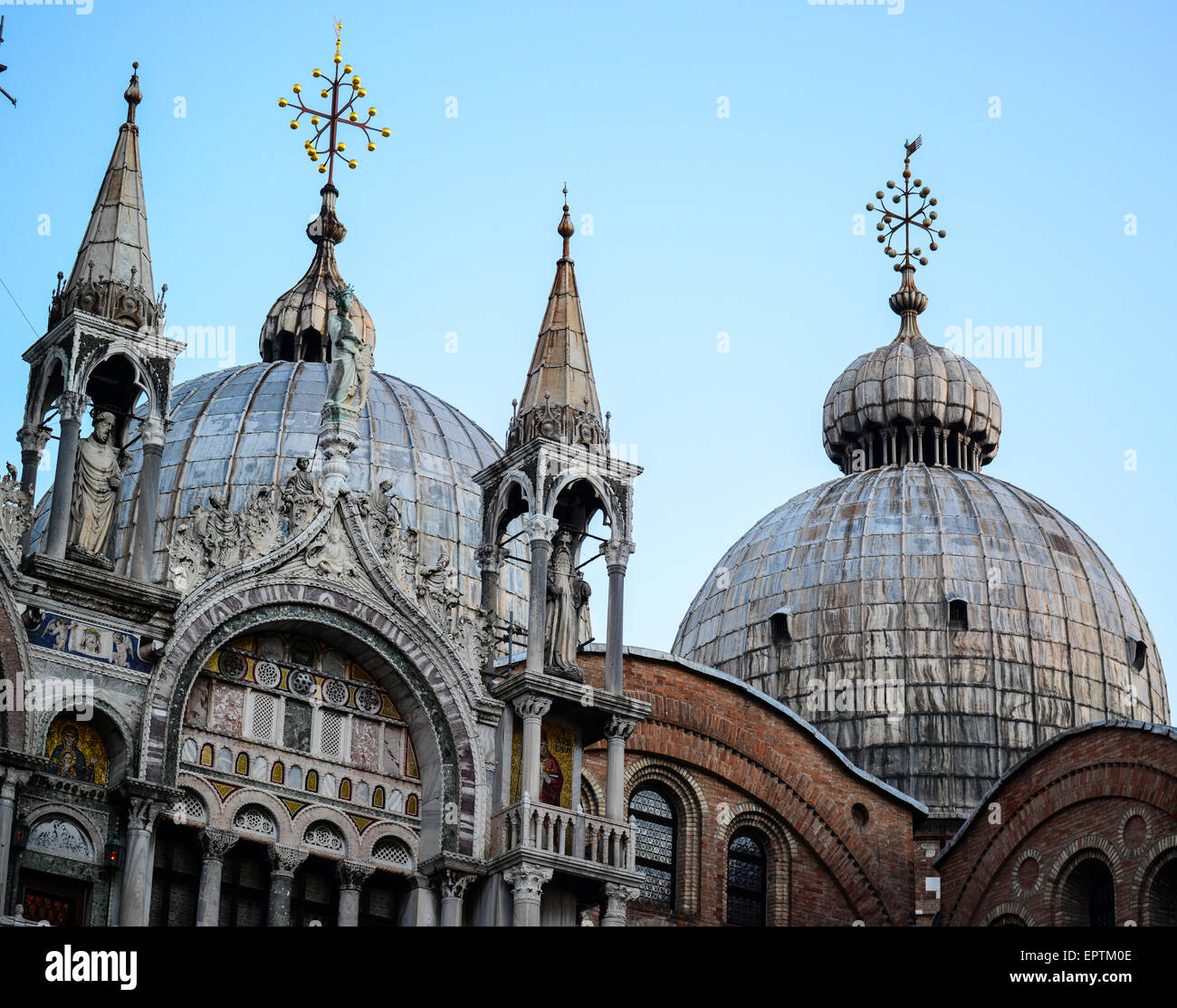 Domes of San Marco Basilica, Venice, Italy Stock Photo - Alamy