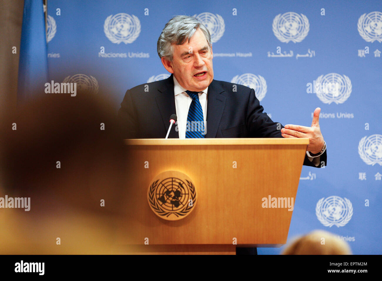 New York, United Nations headquarters in New York. 21st May, 2015. The ...
