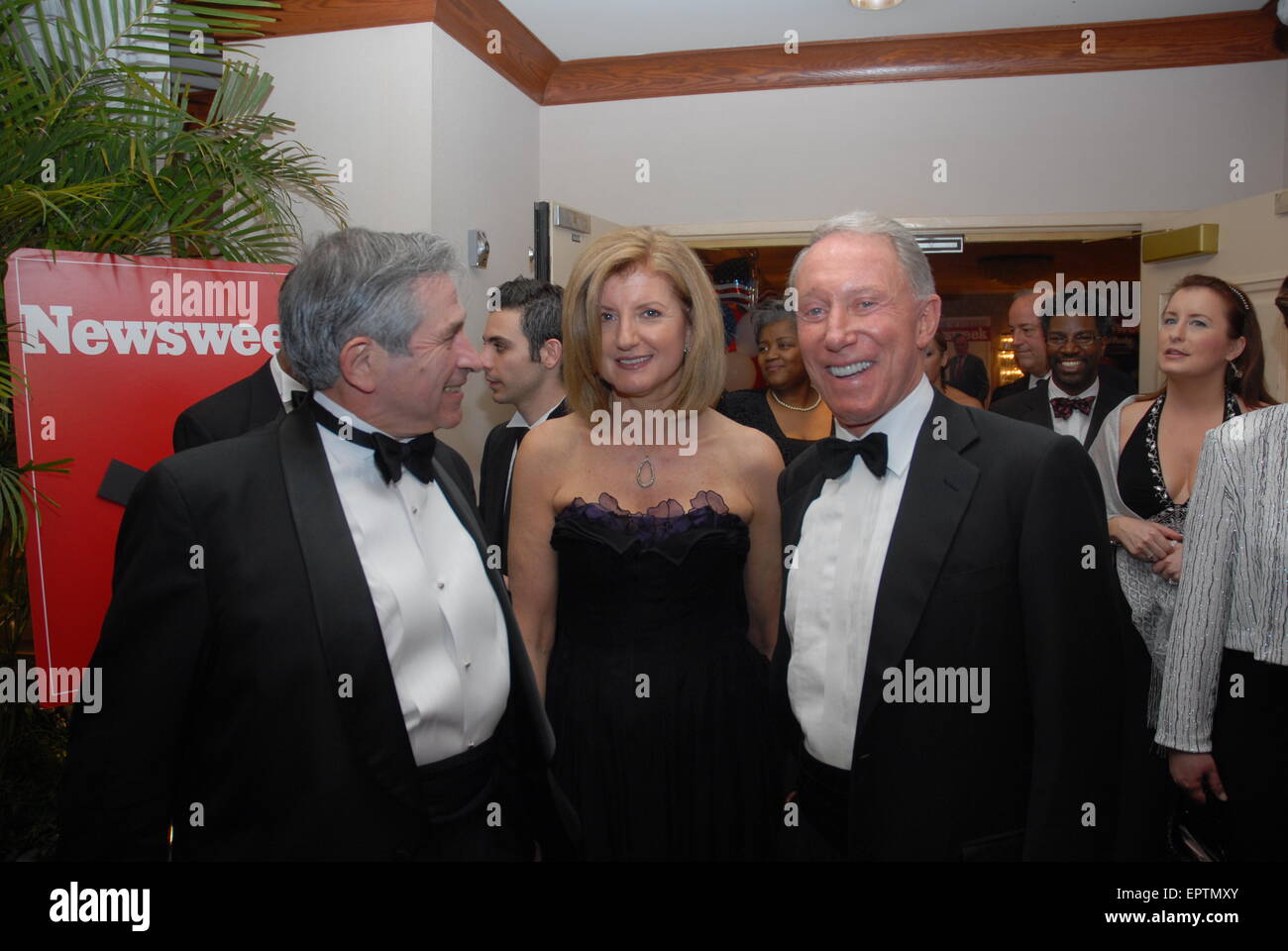 Washington DC. 4-21-2007 Arianna Huffington and James Kimsey (founder ...