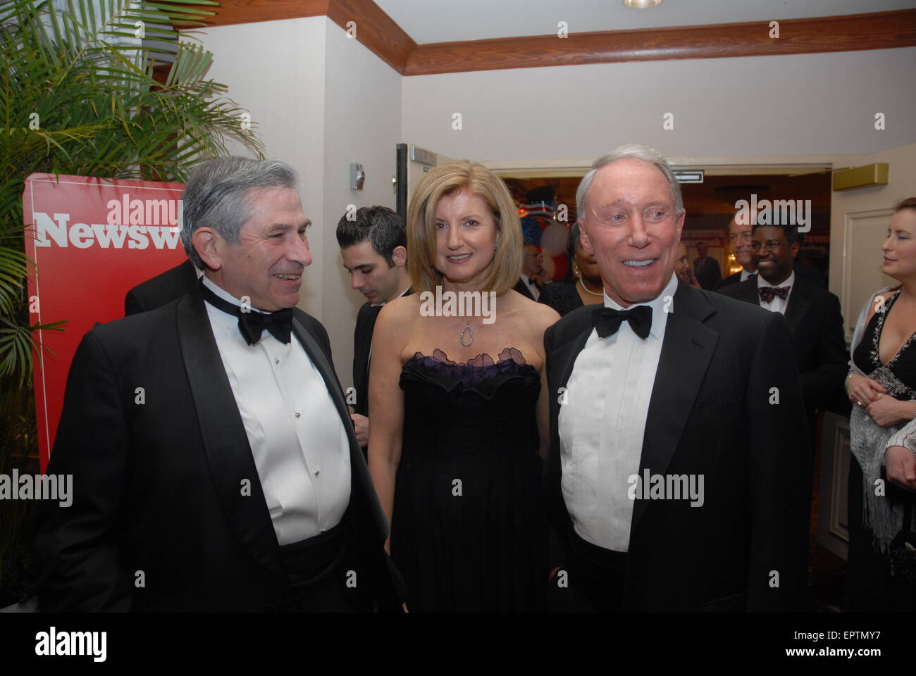 Washington DC., USA 21st April 2007 Arianna Huffington and James Kimsey ...