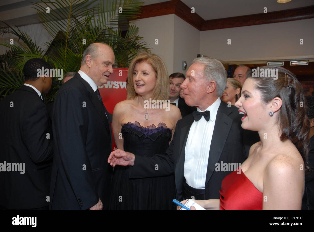 Washington DC. 4-21-2007 Arianna Huffington and James Kimsey (founder ...