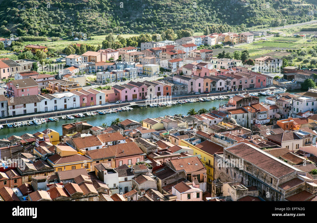 Medieval Town of Bosa Sardinia Italy Stock Photo - Alamy