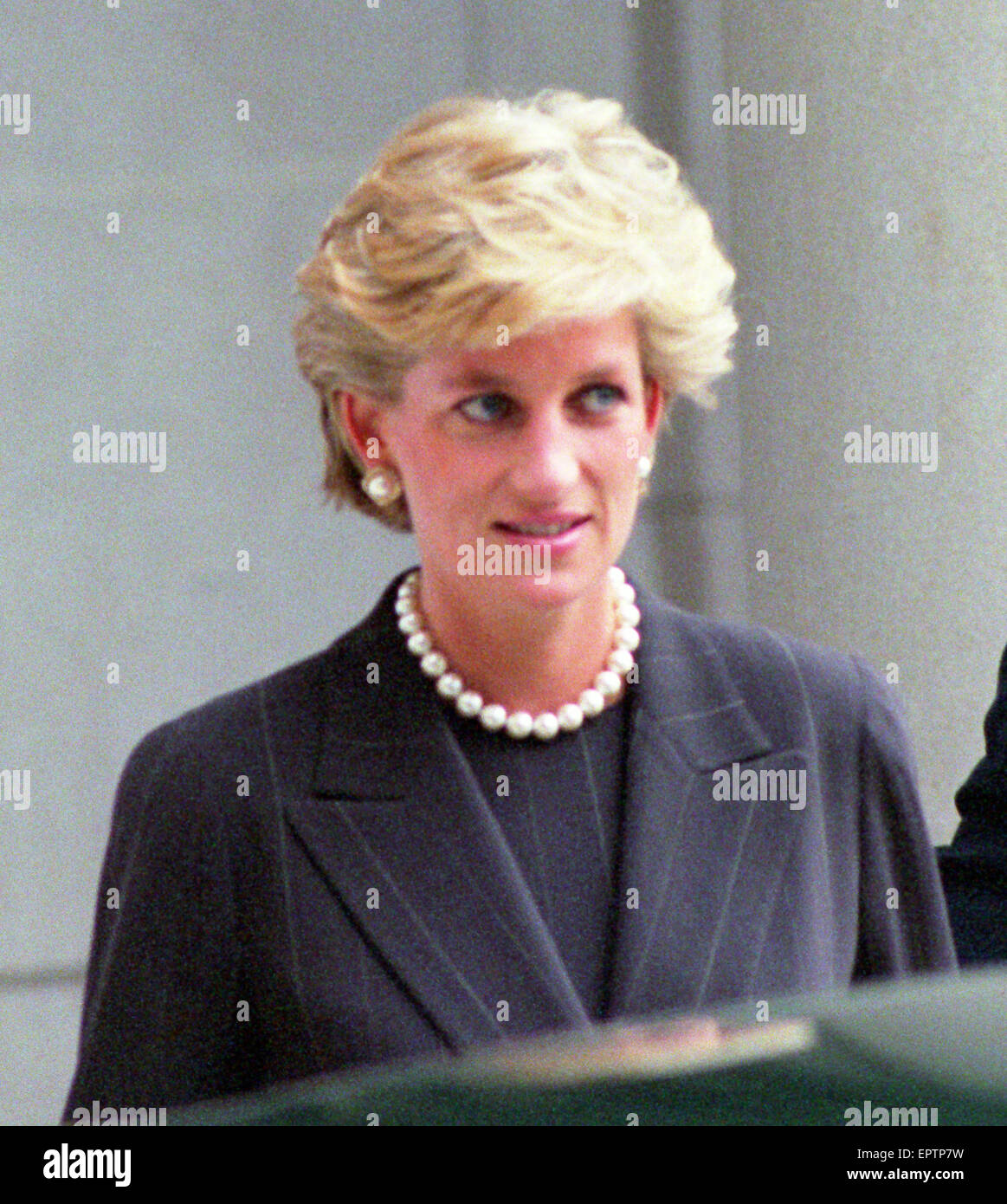 Washington DC., USA October 22nd. 1994. Diana Princess of Wales leaves ...
