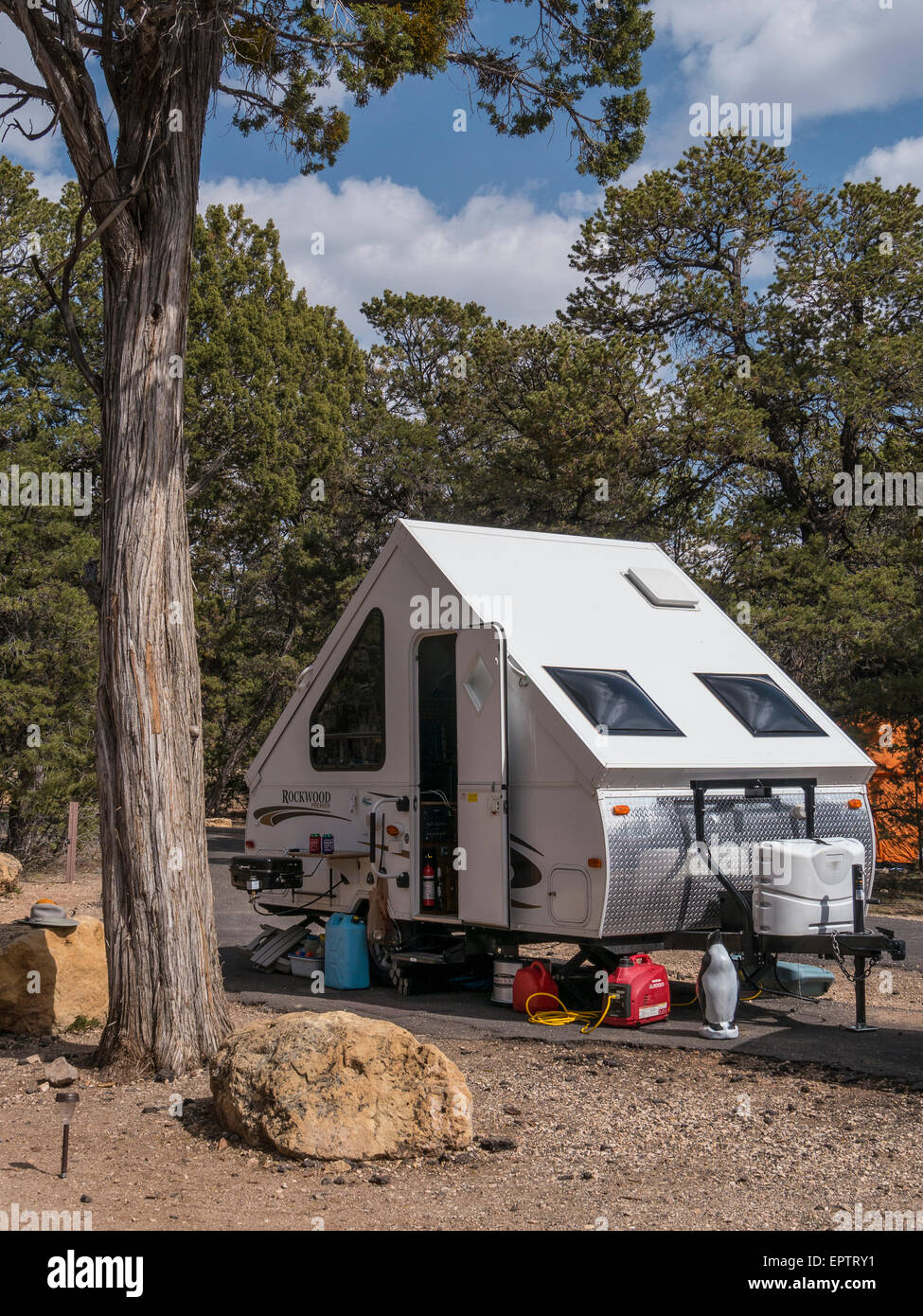 Grand canyon camping ground hi-res stock photography and images - Alamy