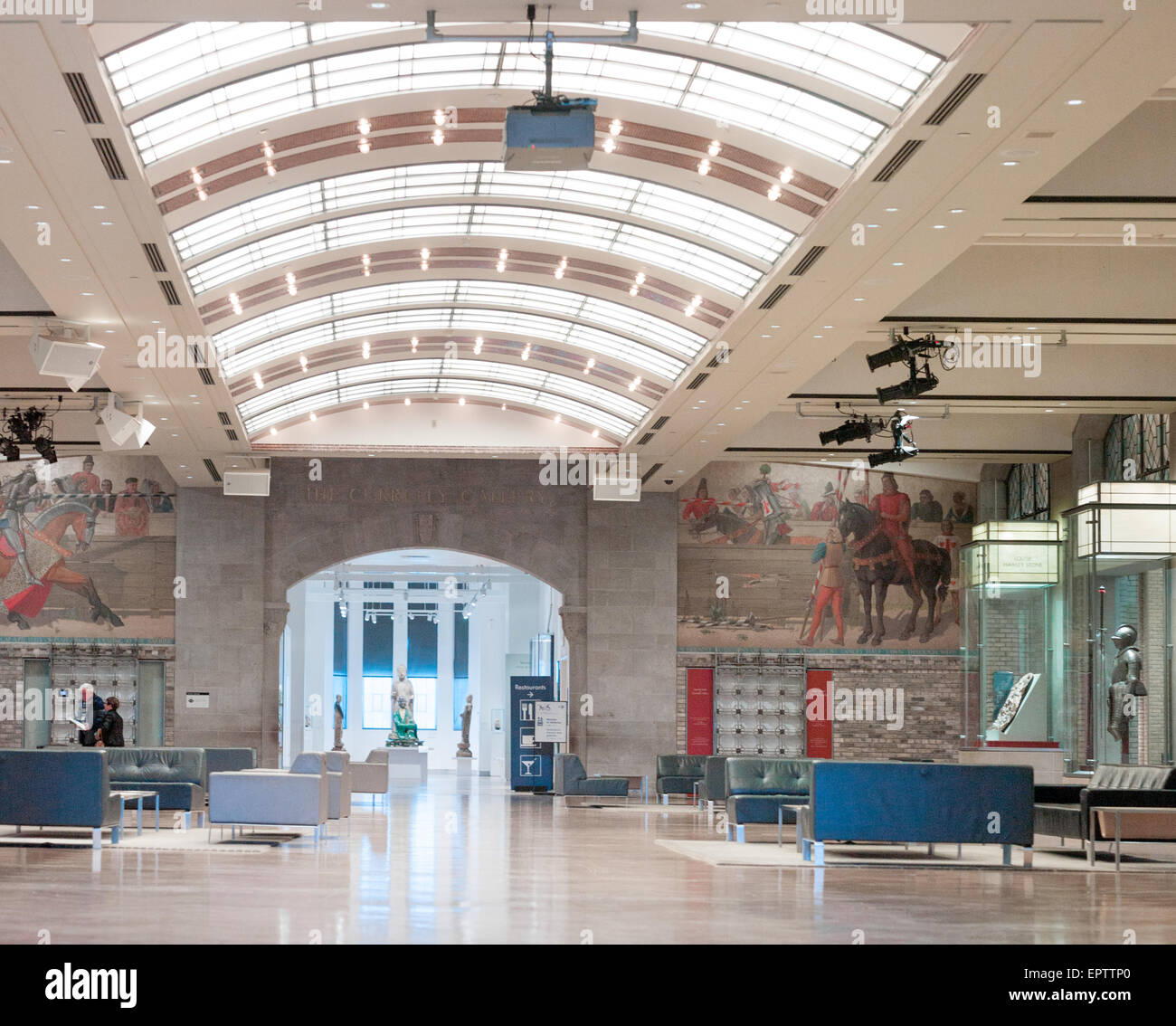 Interiors of a museum Stock Photo - Alamy