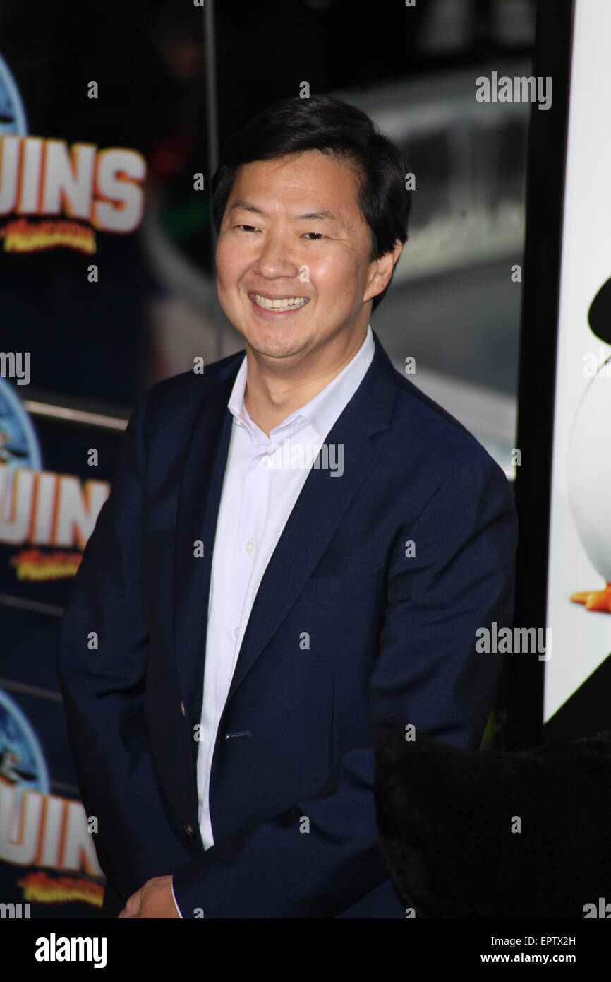 New York premiere of 'Penguins of Madagascar' at Winter Village at ...