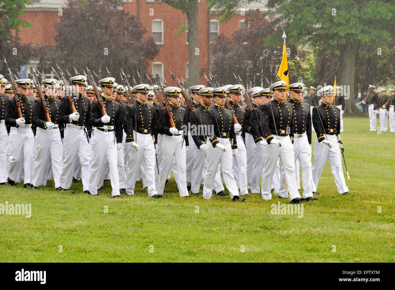 Annapolis, Maryland, USA. 21st May, 2015. US Naval Academy cadets march ...
