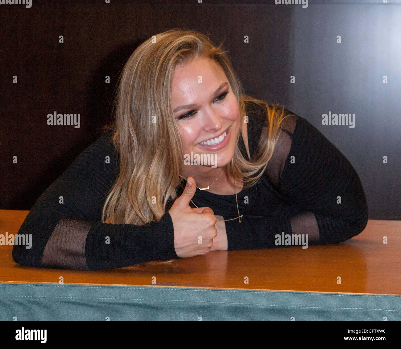 Los Angeles, California, USA. 21st May, 2015. Ronda Rousey "My Fight ...