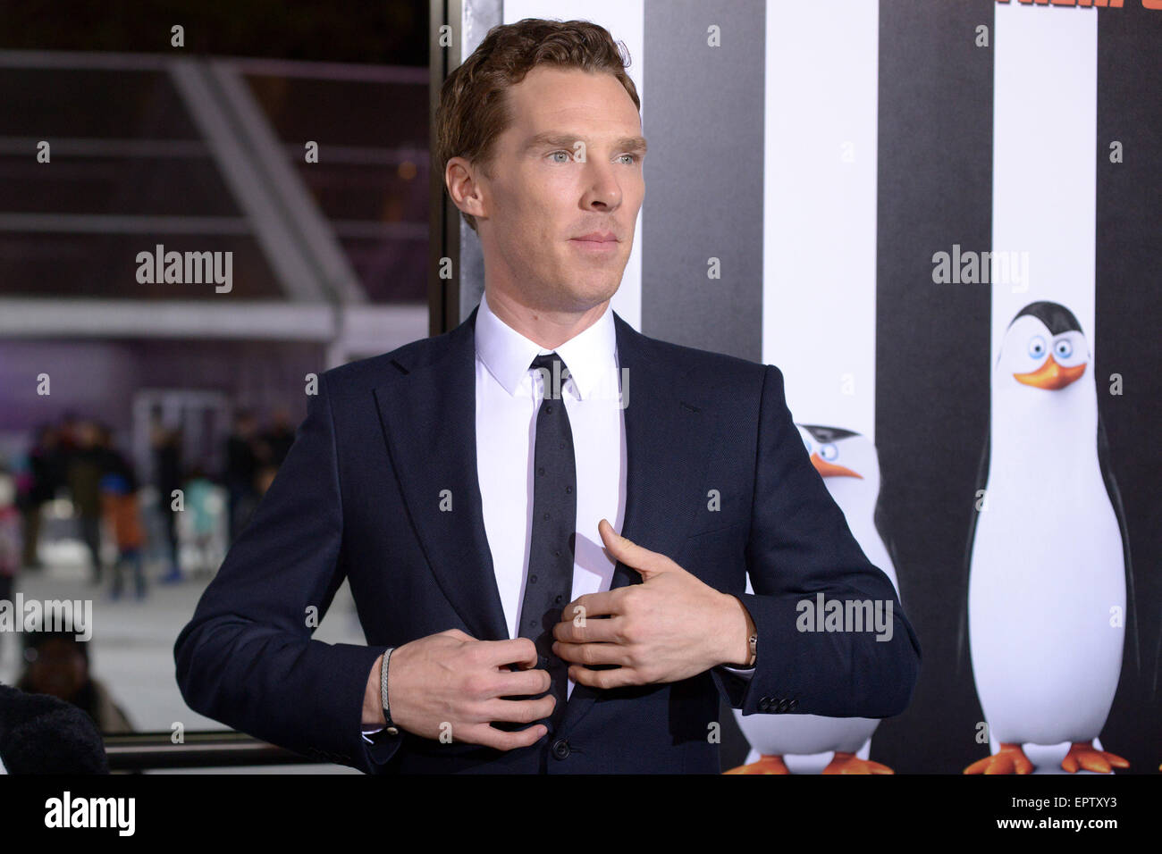 New York premiere of 'Penguins of Madagascar' at Winter Village at ...