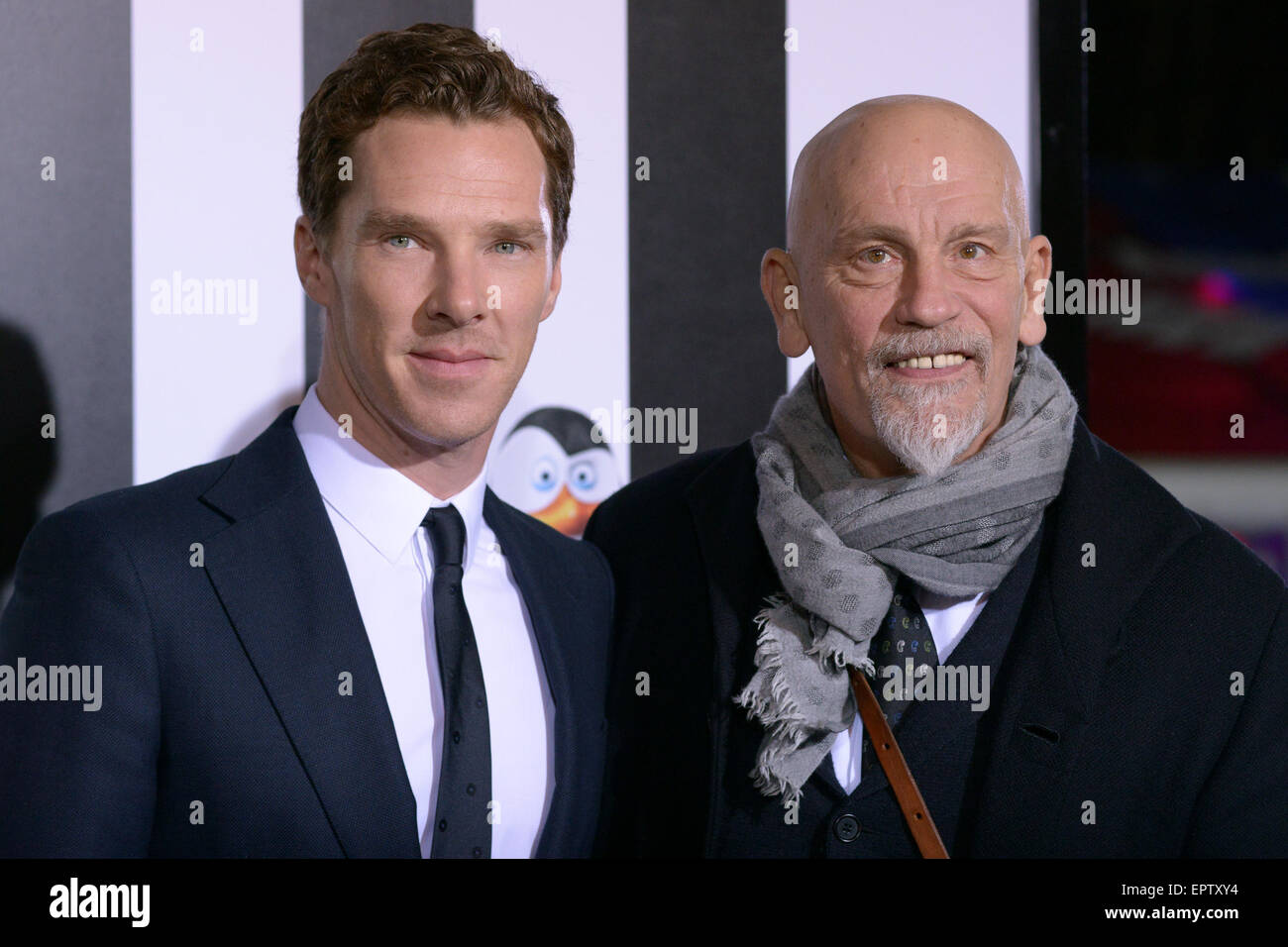 New York premiere of 'Penguins of Madagascar' at Winter Village at ...