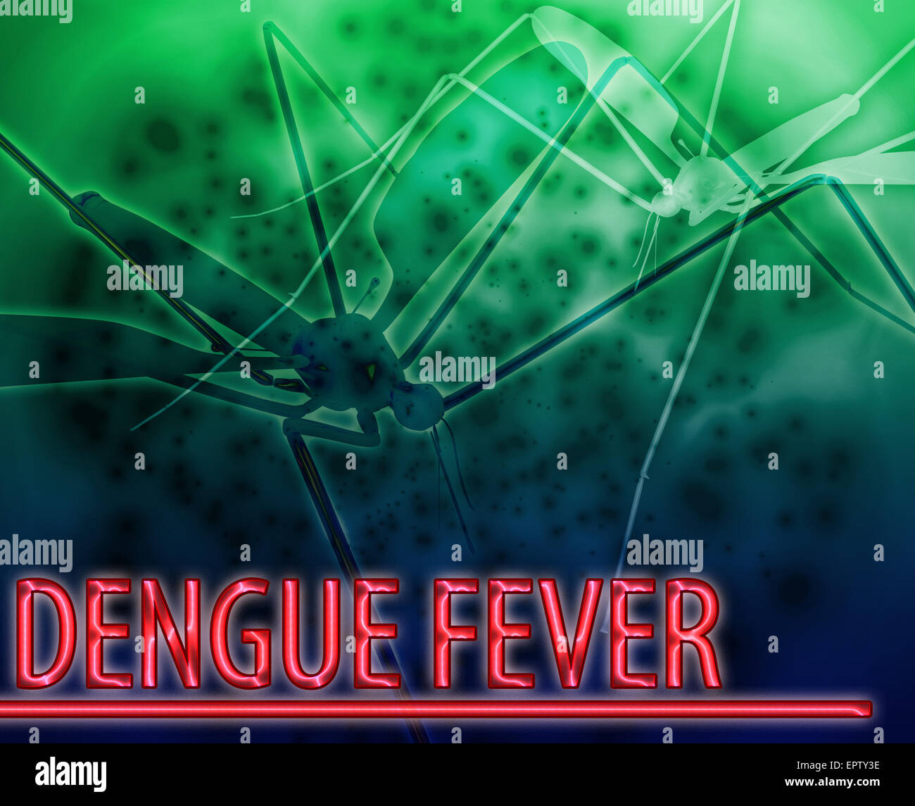Abstract background digital collage concept illustration dengue fever ...