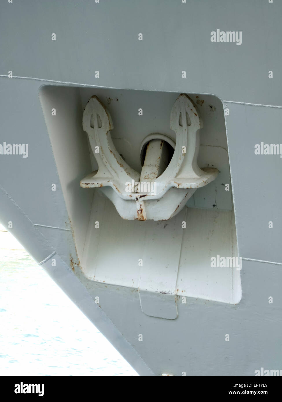 Close-up of anchor of a ship Stock Photo - Alamy