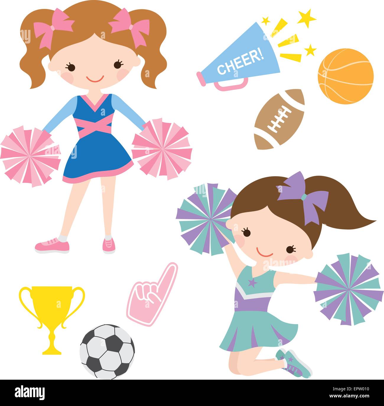 Cheer vector vectors hi-res stock photography and images - Alamy