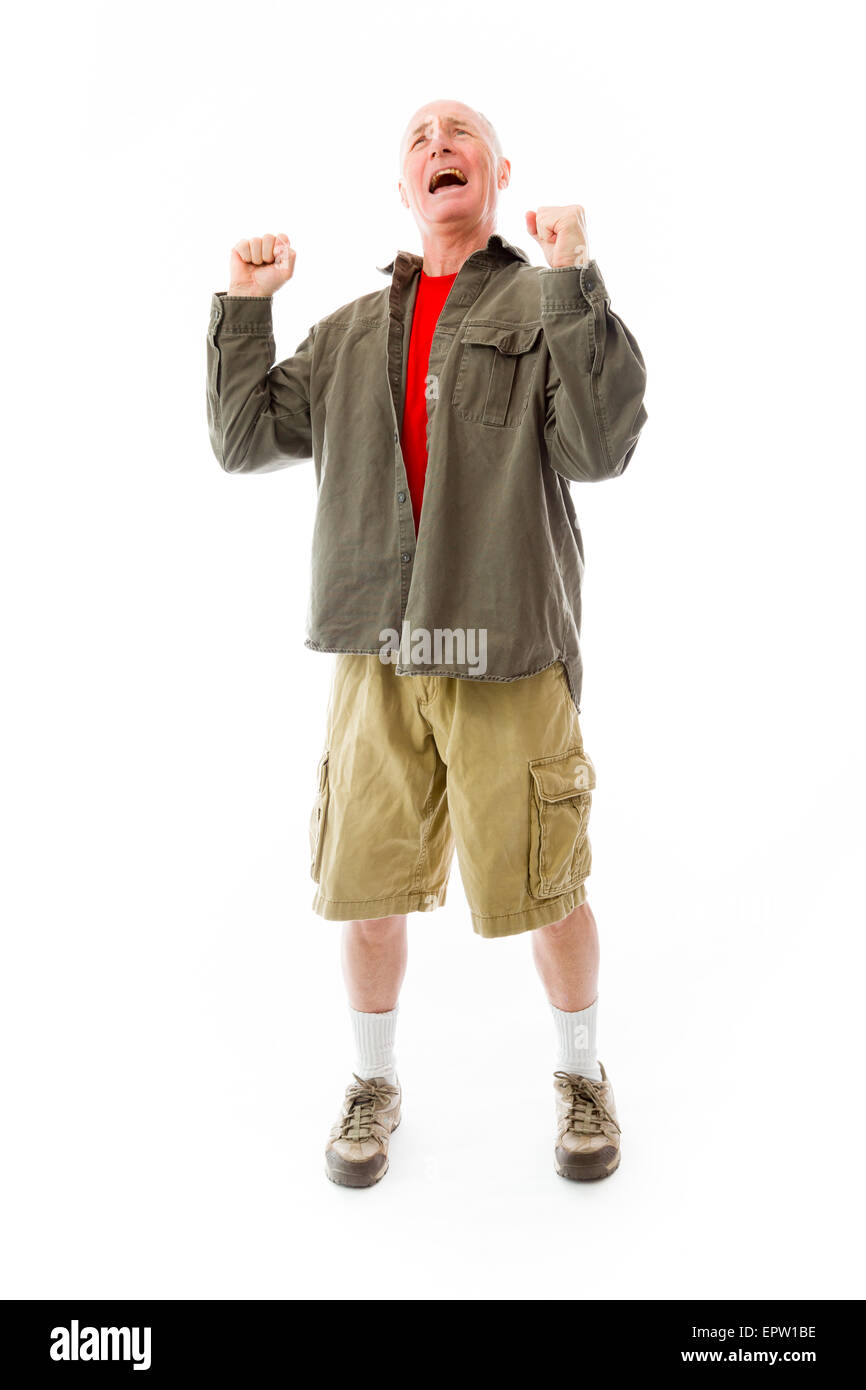 Caucasian old good looking man Cut Out Stock Images & Pictures - Alamy