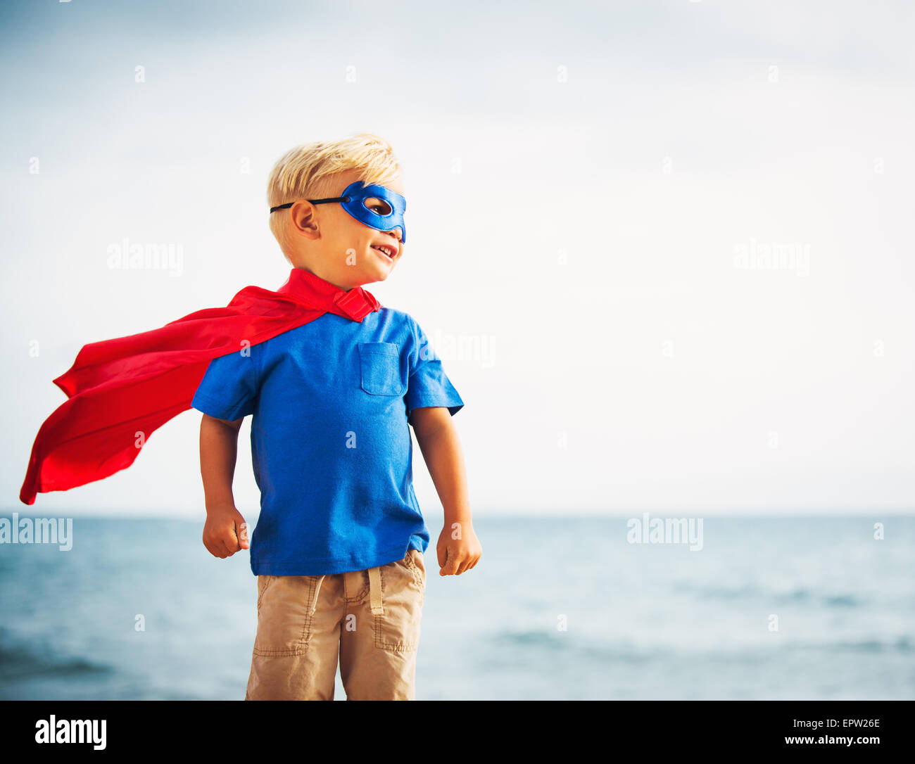 Super Hero Kid Stock Photo - Alamy