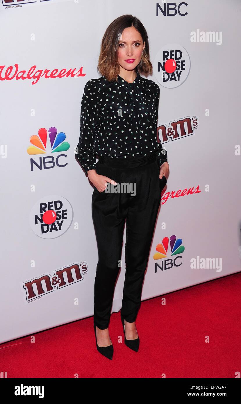 New York, NY, USA. 21st May, 2015. Rose Byrne at arrivals for NBC's Red ...