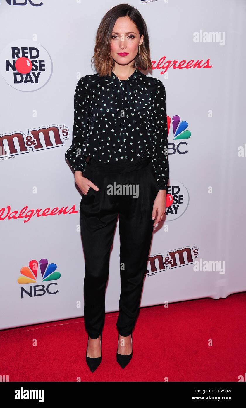 New York, NY, USA. 21st May, 2015. Rose Byrne at arrivals for NBC's Red ...