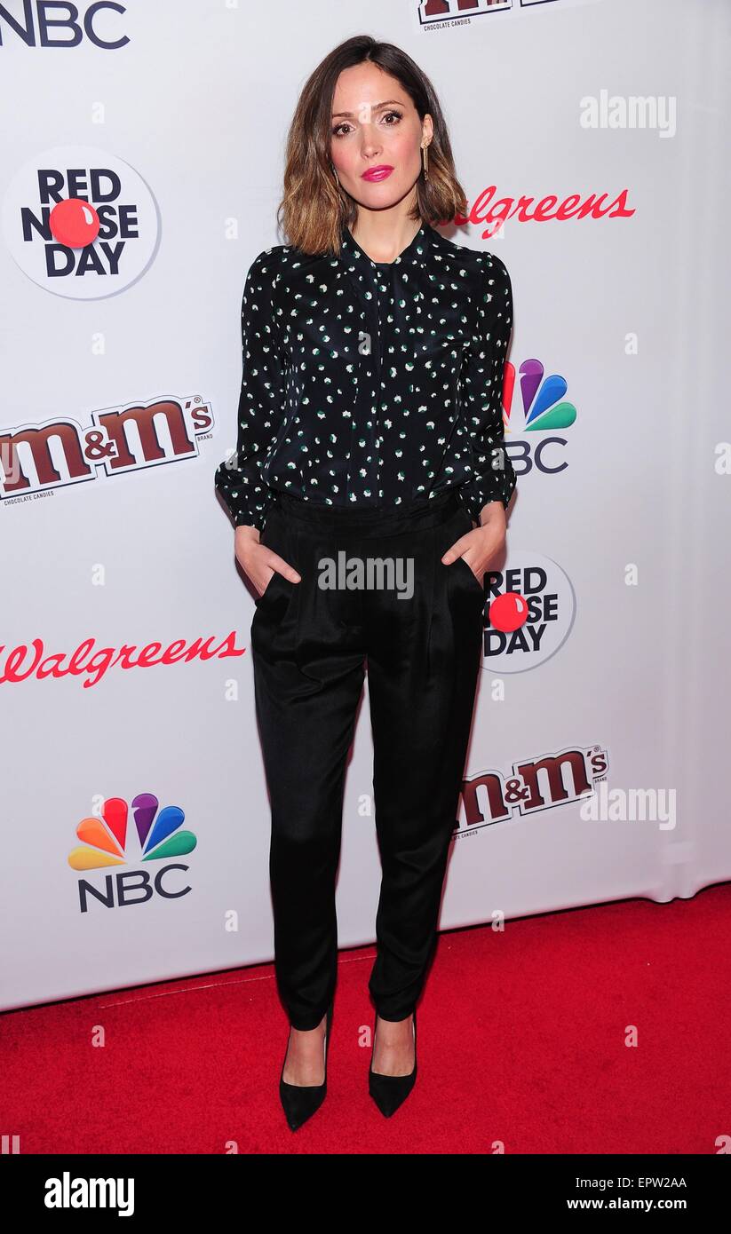 New York, NY, USA. 21st May, 2015. Rose Byrne at arrivals for NBC's Red ...
