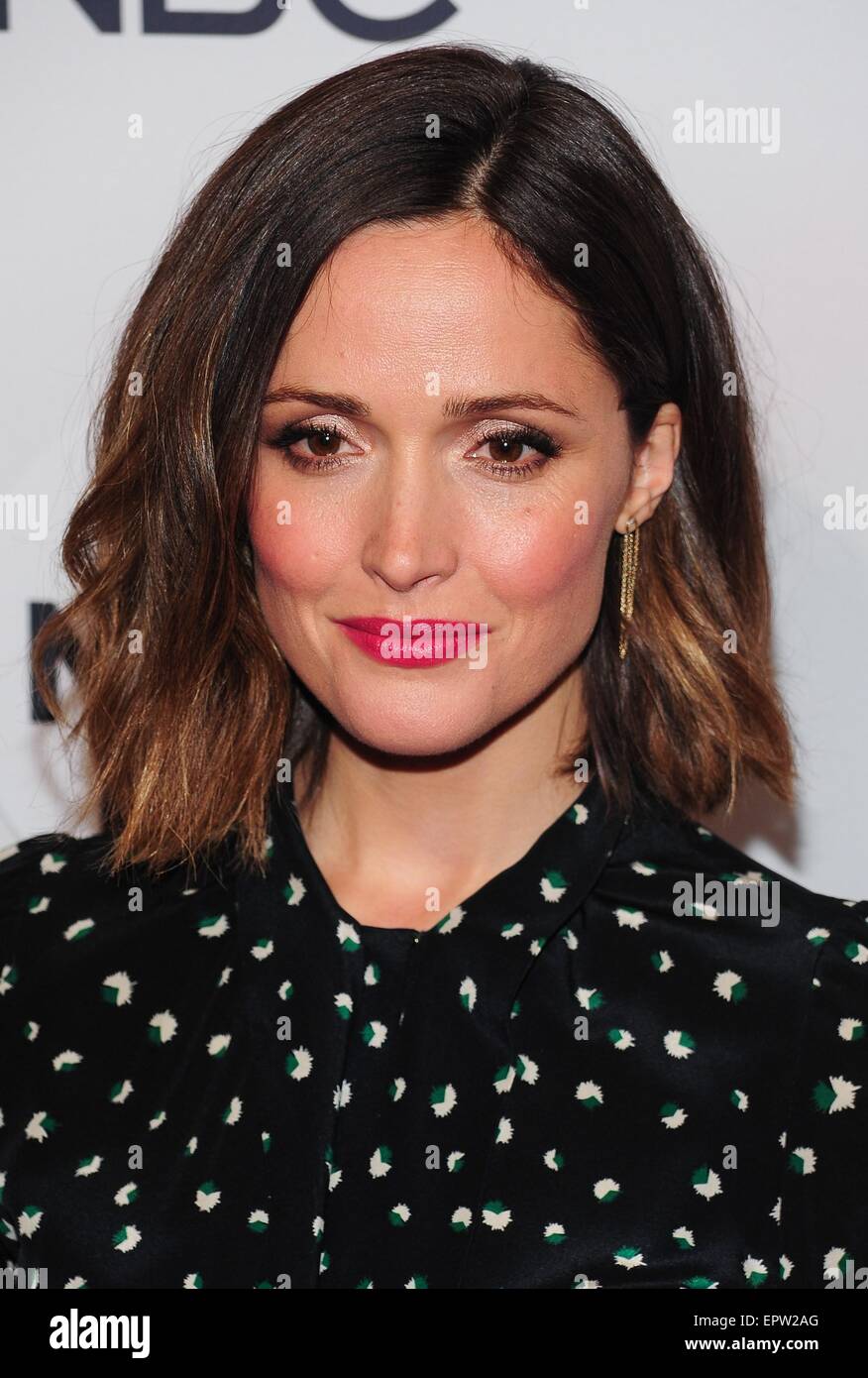 New York, NY, USA. 21st May, 2015. Rose Byrne at arrivals for NBC's Red ...