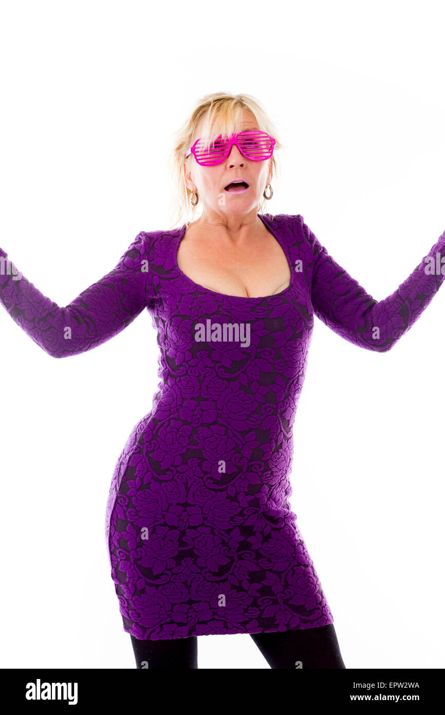 Model in studio isolated on white background Stock Photo - Alamy