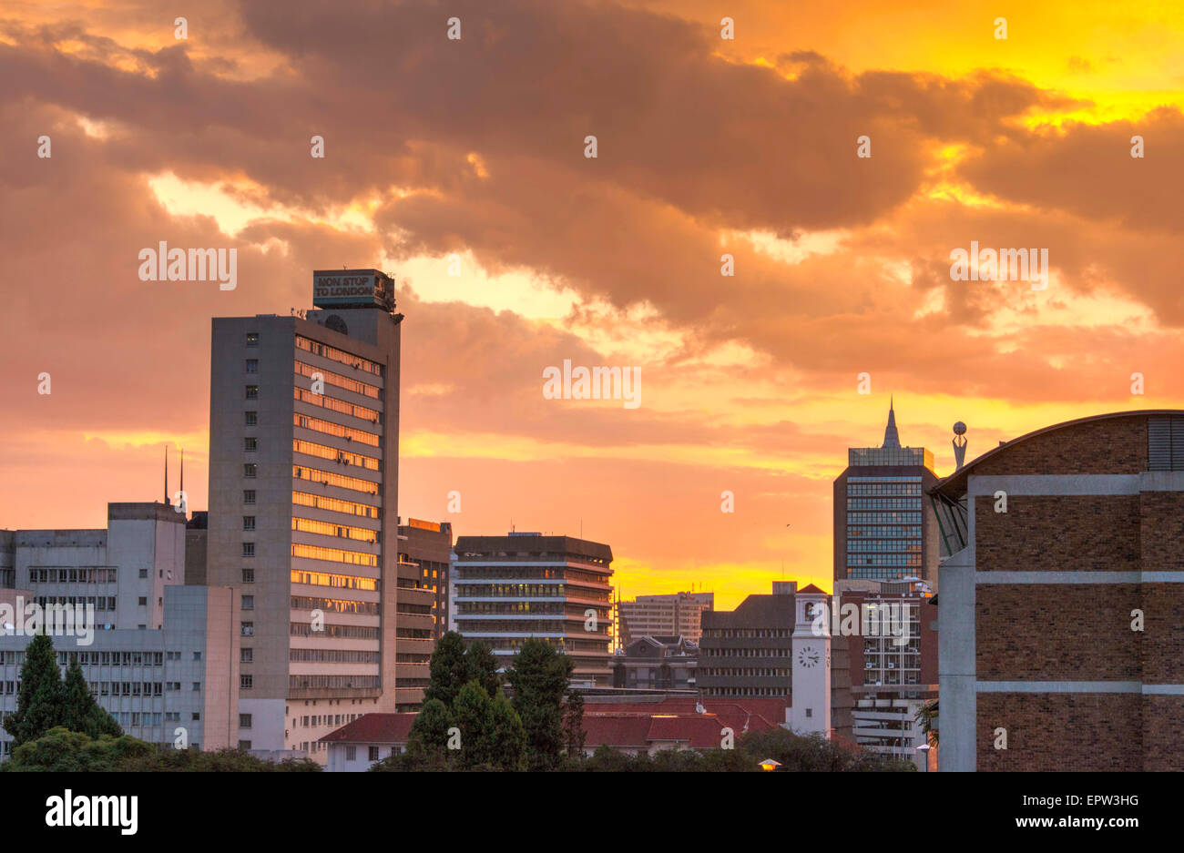 Harare sunset hi-res stock photography and images - Alamy
