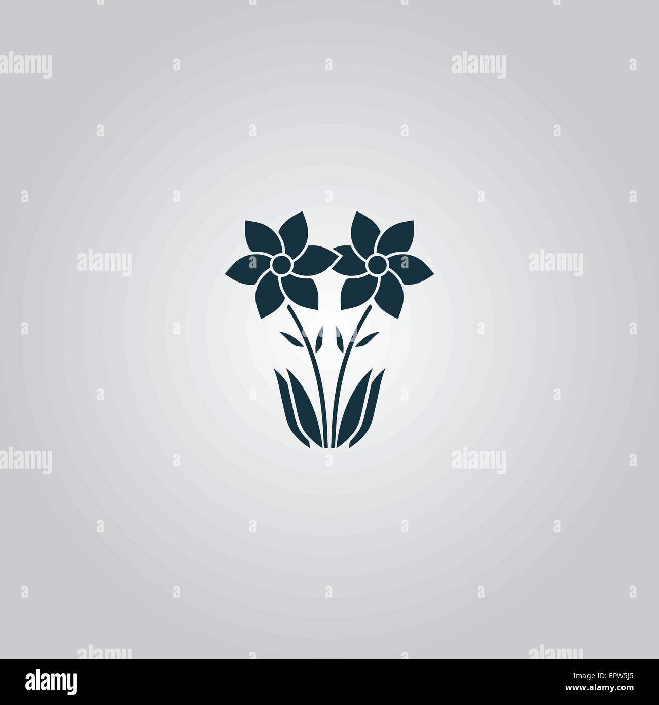 Multicolored field of flowers Stock Vector Images - Alamy