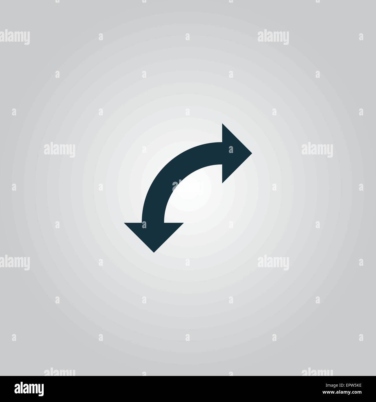 turn arrow icon Stock Vector Image & Art - Alamy