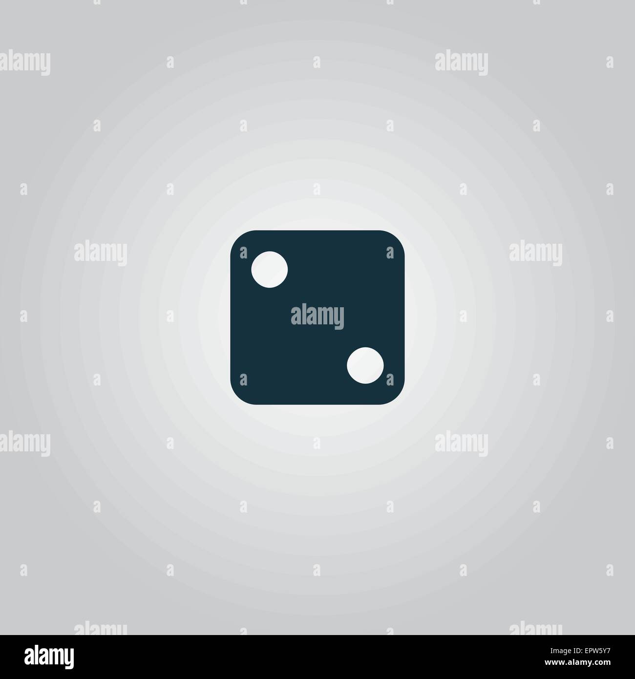 One dices - side with 2 Stock Vector Image & Art - Alamy