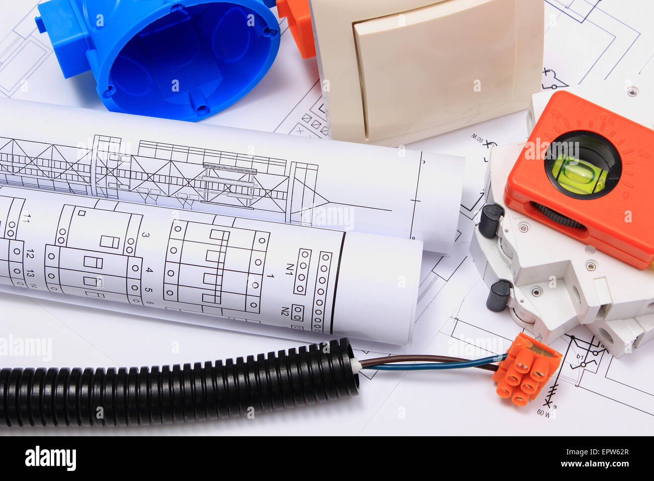 Components for use in electrical installations and electrical diagrams ...