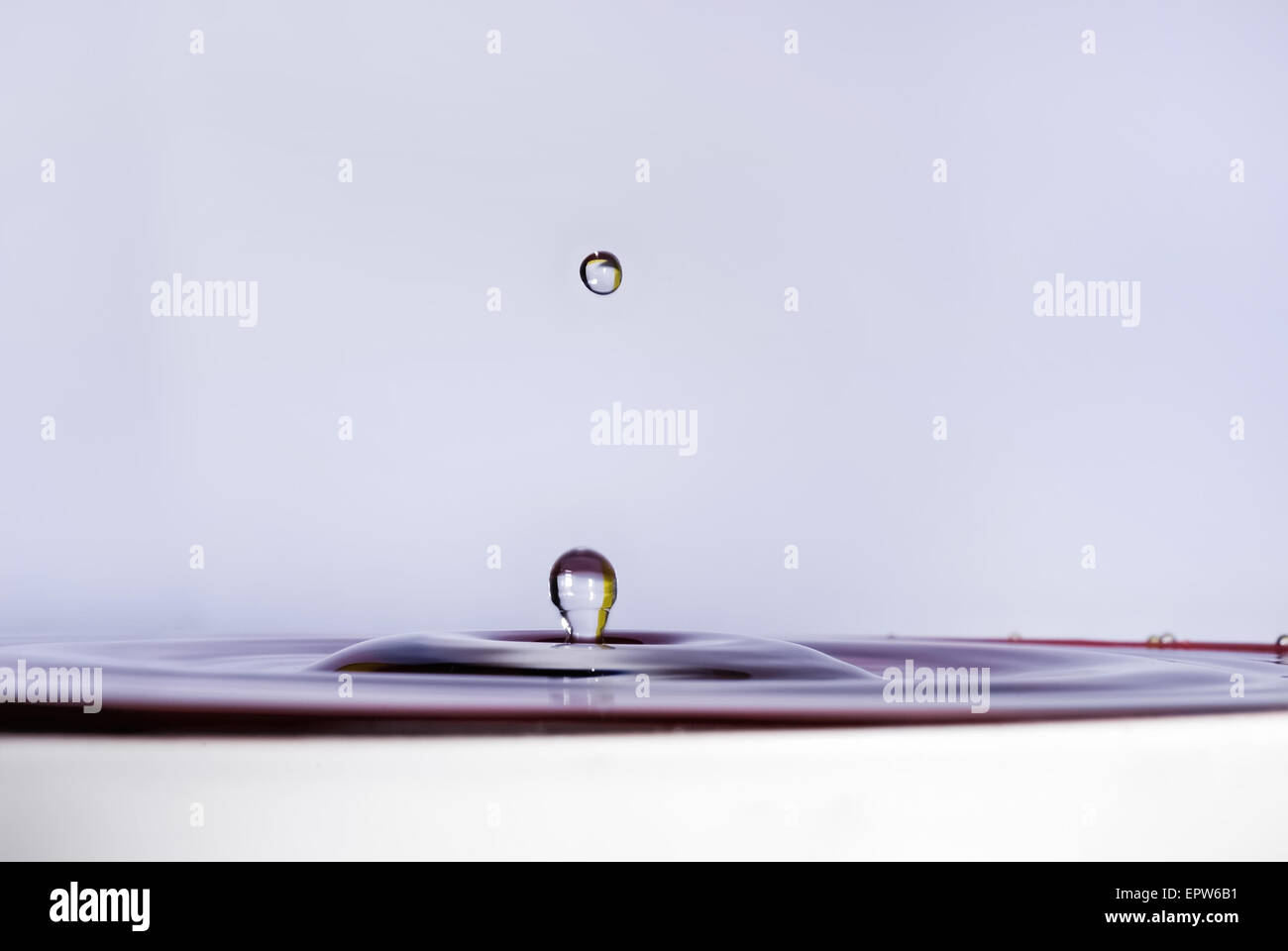 Water drop splash shallow hi-res stock photography and images - Alamy