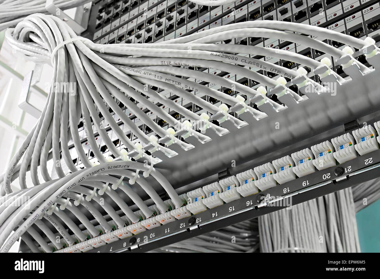 Wiring closet hi-res stock photography and images - Alamy