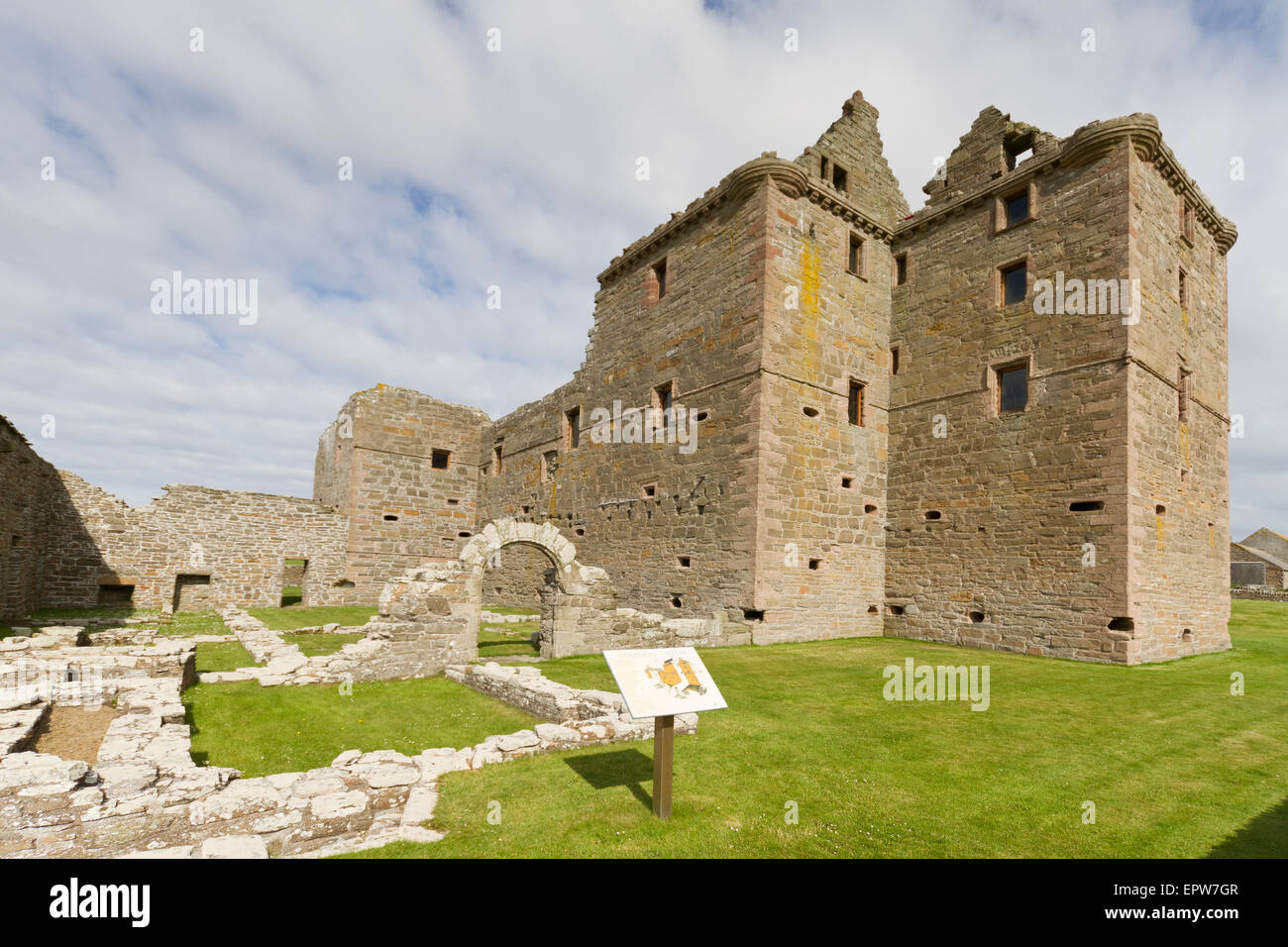 Noltland Castle, Isle of Westray, Orkney Stock Photo - Alamy