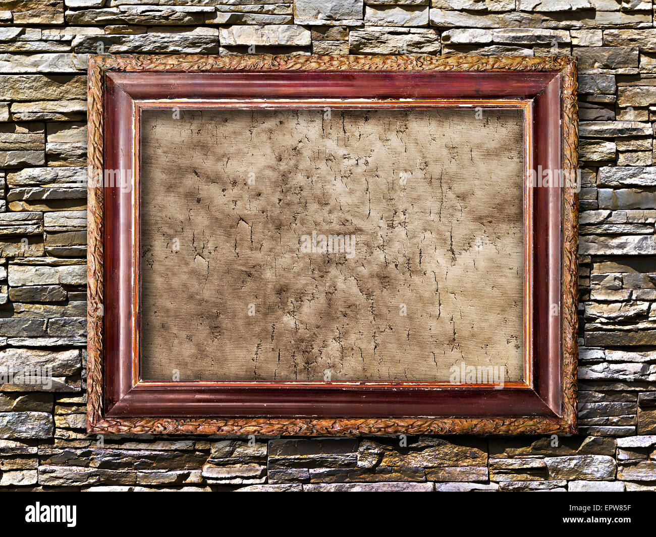 Cracked picture frame hi-res stock photography and images - Alamy