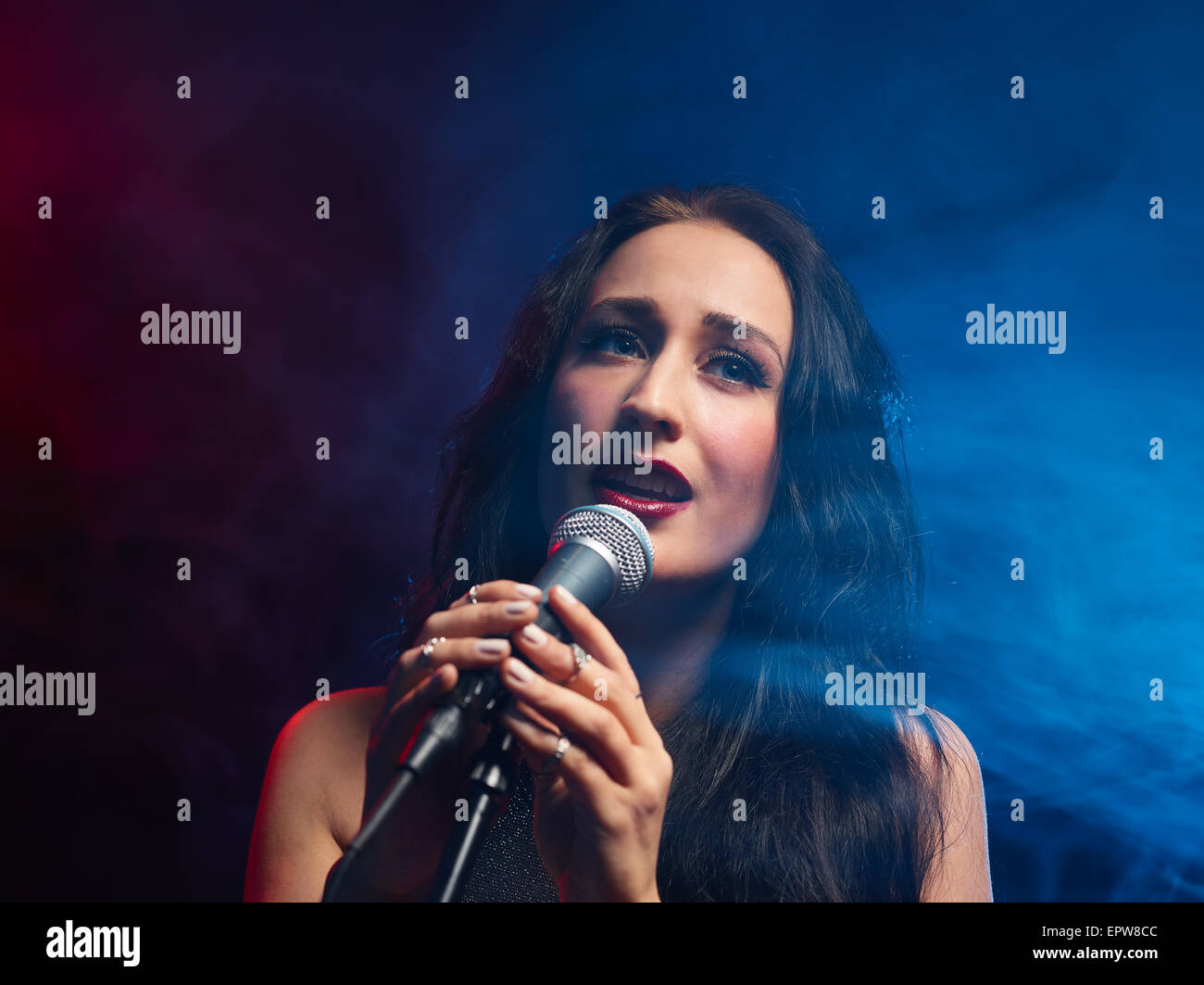 Portrait female singer live performance hi-res stock photography and ...