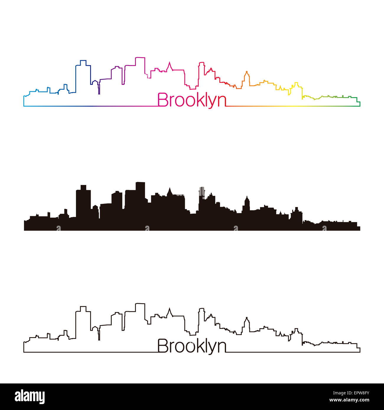 Skyscraper brooklyn Cut Out Stock Images & Pictures - Alamy