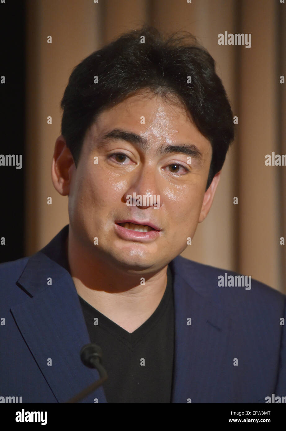 Tokyo, Japan. 22nd May, 2015. Famed Japanese alpinist and ...