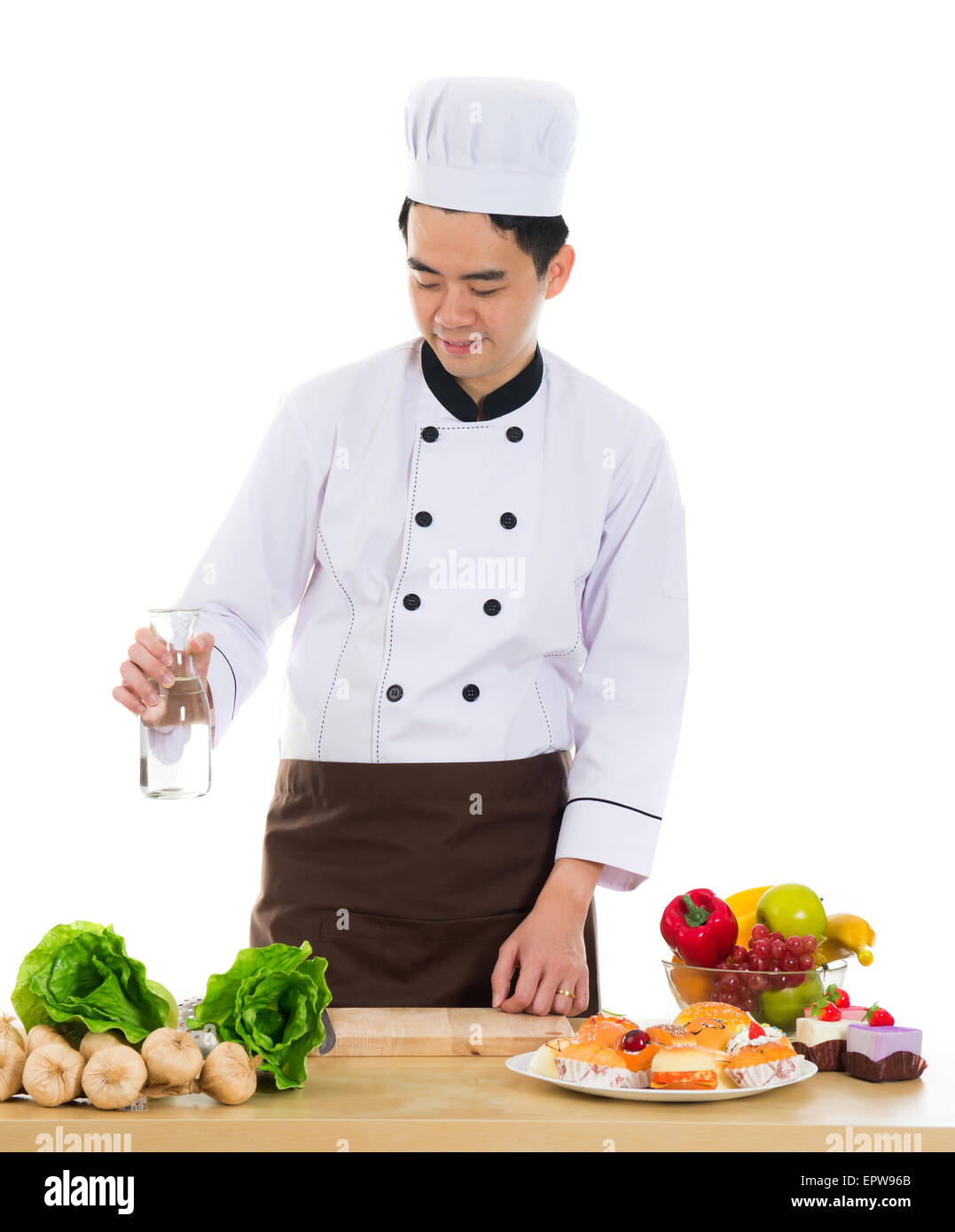 Asian male chef hi-res stock photography and images - Alamy