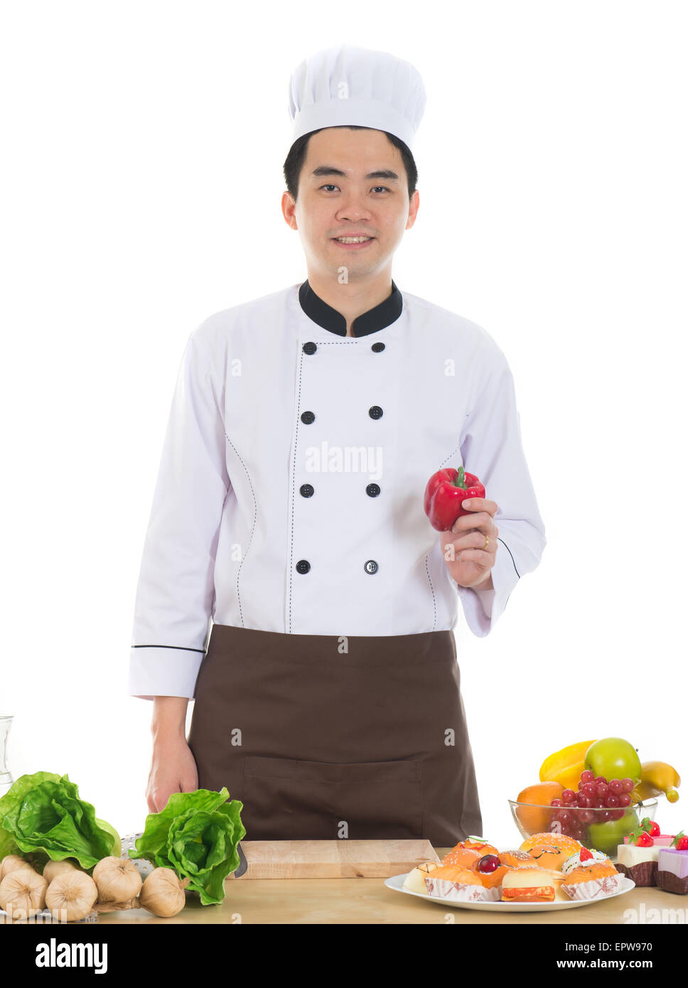 Male chef asian hi-res stock photography and images - Alamy