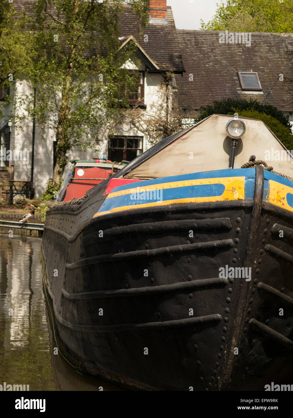 derelict transport barge on The Trent & Mersey canal,Staffordshire,UK ...