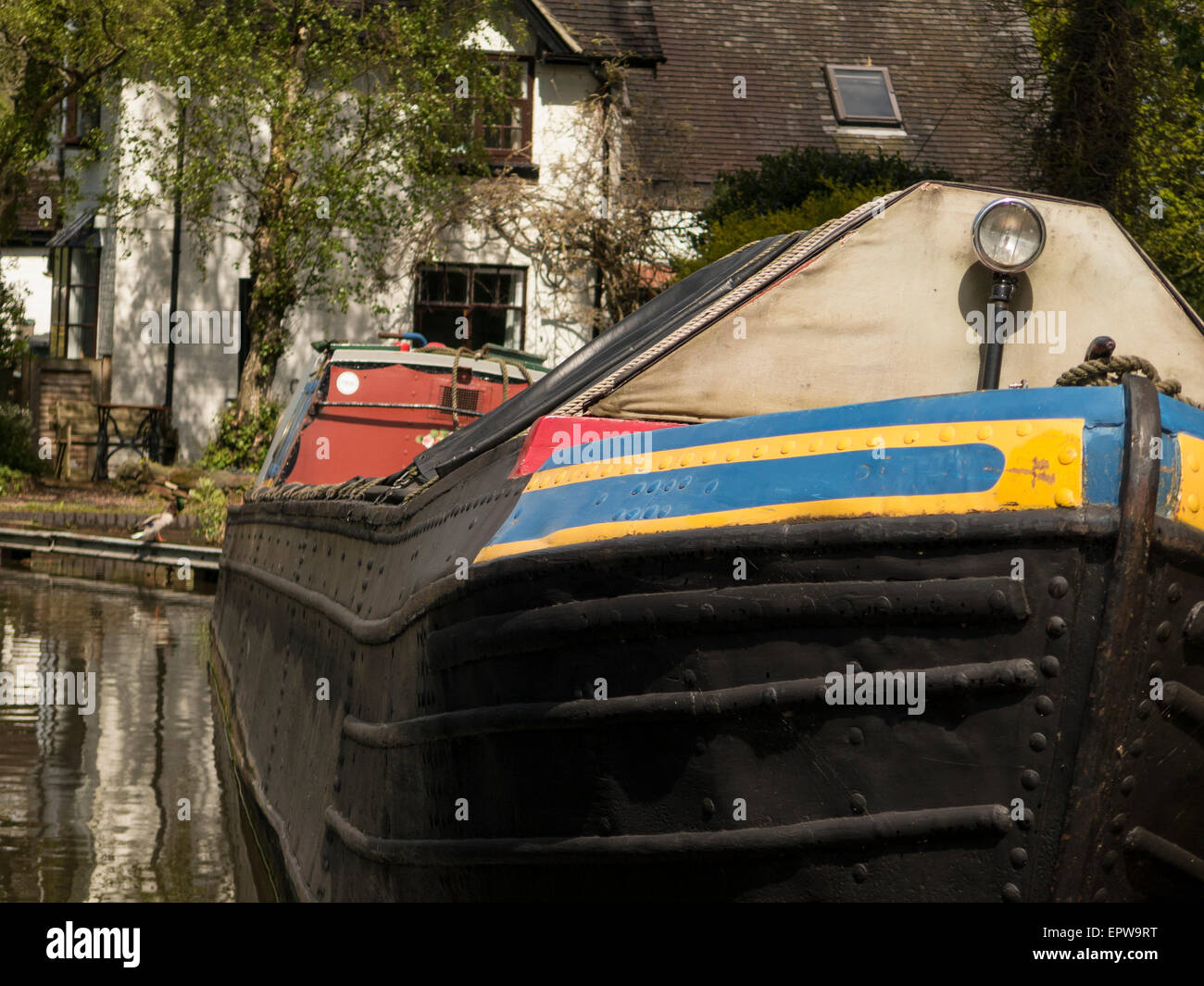 derelict transport barge on The Trent & Mersey canal,Staffordshire,UK ...