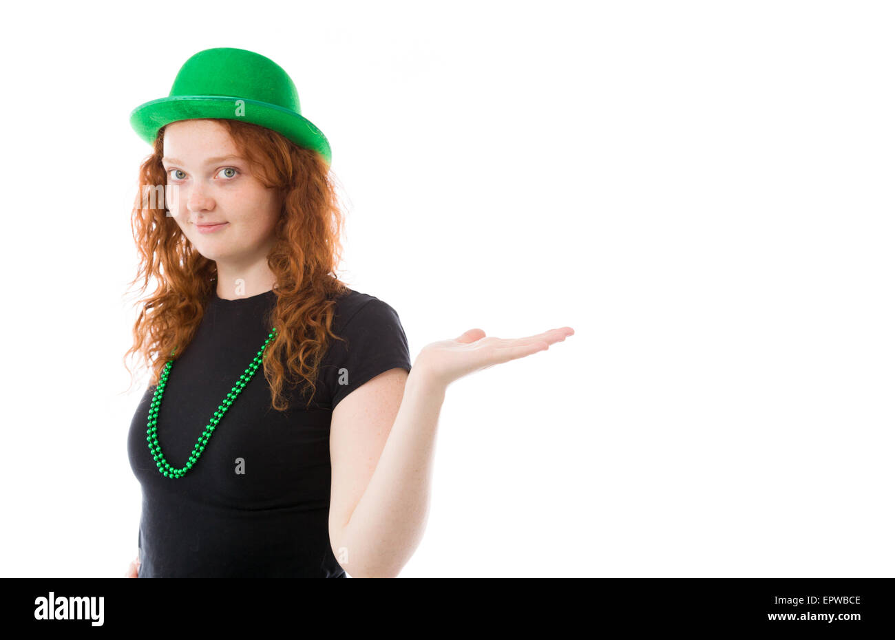 Model in studio isolated on white background Stock Photo - Alamy