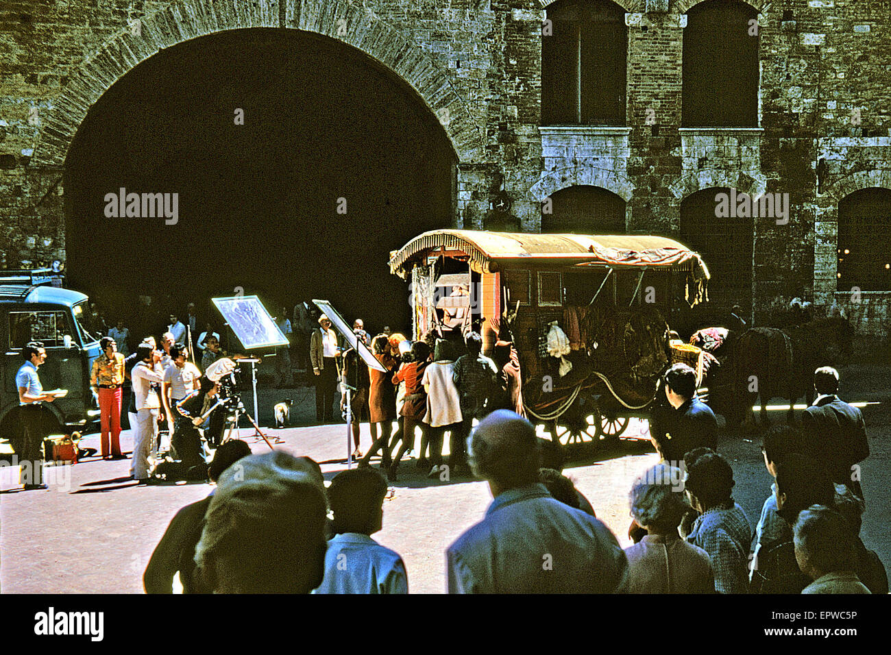 Filming 'Brother Sun Sister Moon' 1971 Stock Photo - Alamy