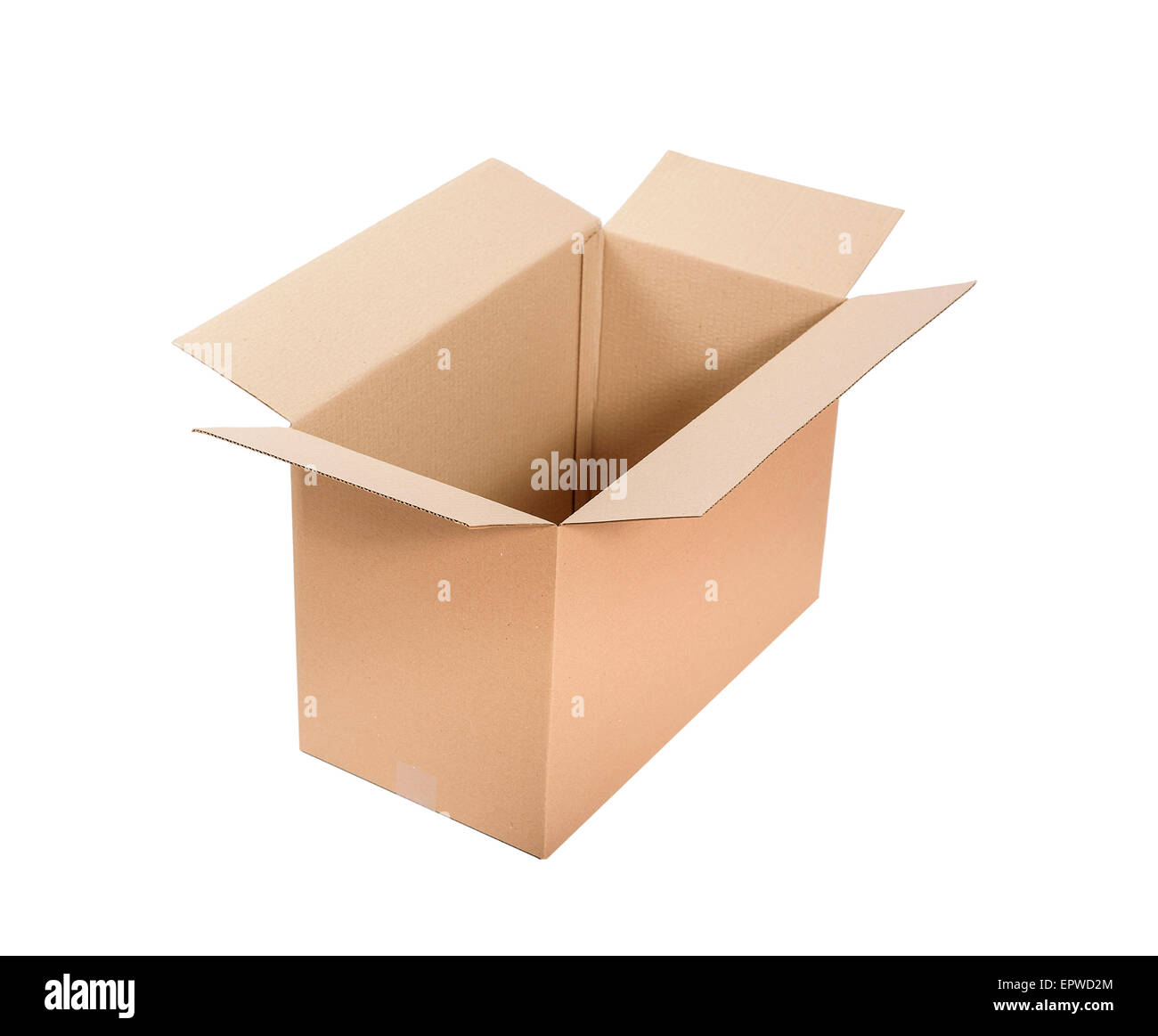Opened cardboard box Stock Photo - Alamy