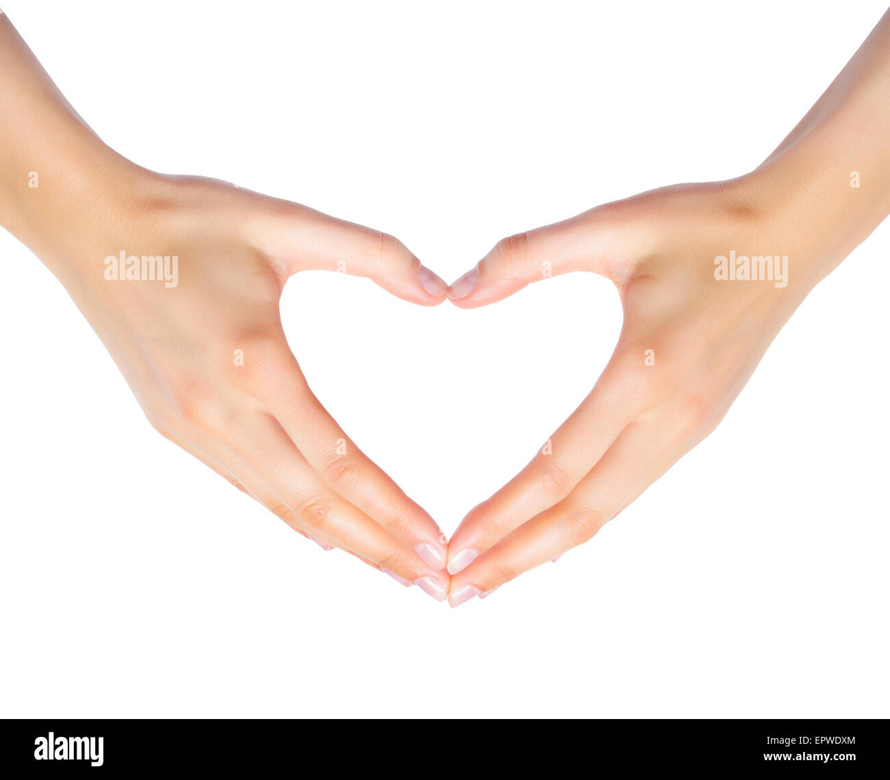 Hand heart hi-res stock photography and images - Alamy